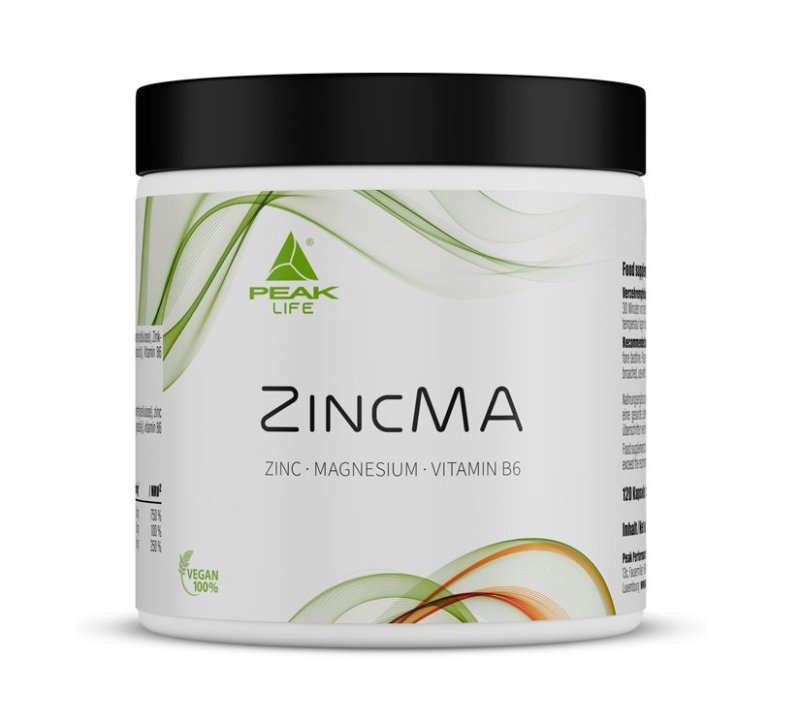 ZincMA (Zink, Magnesium und Vitamin B6), 120 Kapseln